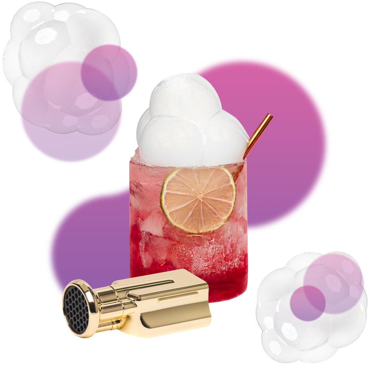 Flavour Blaster | Cocktail Aroma Gun & Bubbles for Drinks